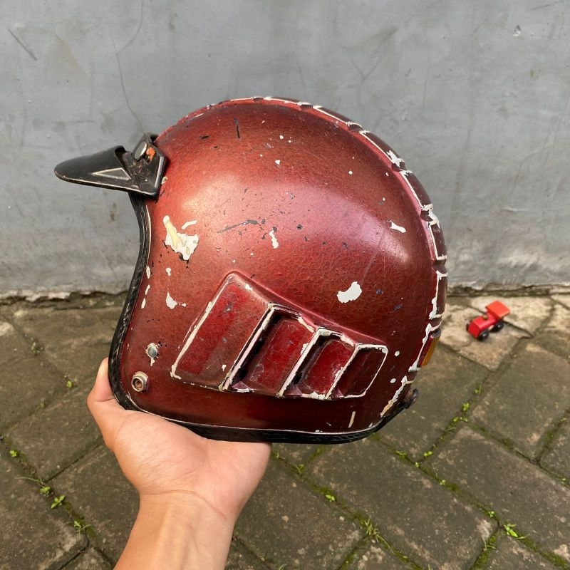 Jual helm robot mata kucing original helm robot lawas helm robot jadul original | Shopee Indonesia