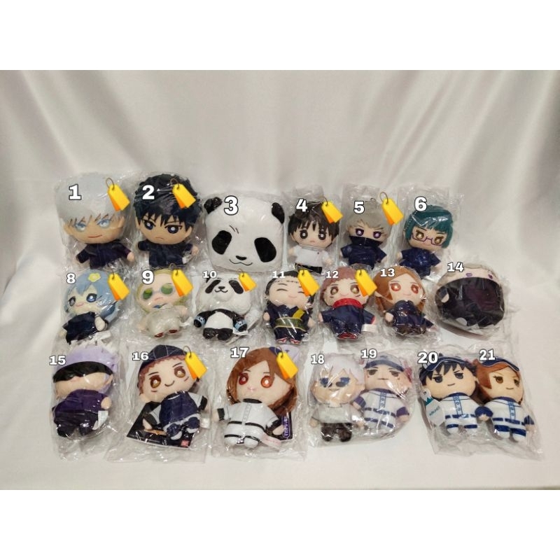 Jual Original Plush Jujutsu Kaisen Haikyuu Tomonui / Furyu / Face Pouch ...