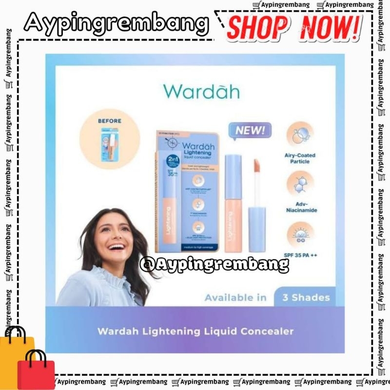 Jual Wardah Lightening Liquid Concealer | Shopee Indonesia