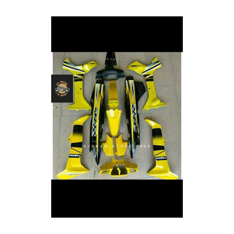 Jual full Alus f1ZR warna kuning tanpa striping | Shopee Indonesia