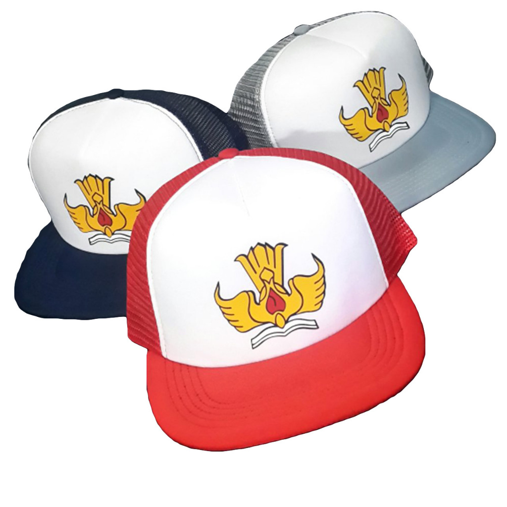 Jual topi sekolah SD MERAH PUTIH, SMP BIRU PUTIH,SMA ABU PUTIH LAMBANG ...