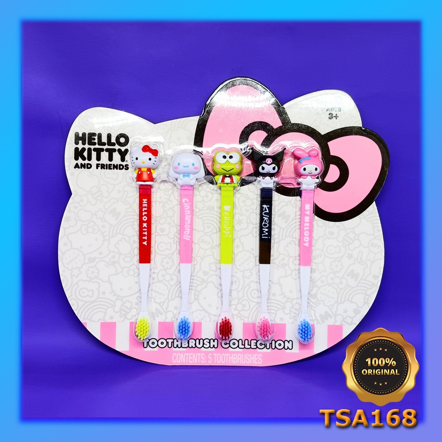 Jual Hello Kitty & Friend Toothbrush Collection Kids 3+ Sikat Gigi ...