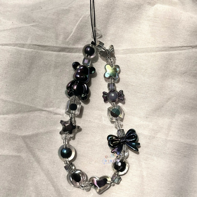 Jual Arzen Phone Strap | Black | Premium Luxury Limited Beads ...