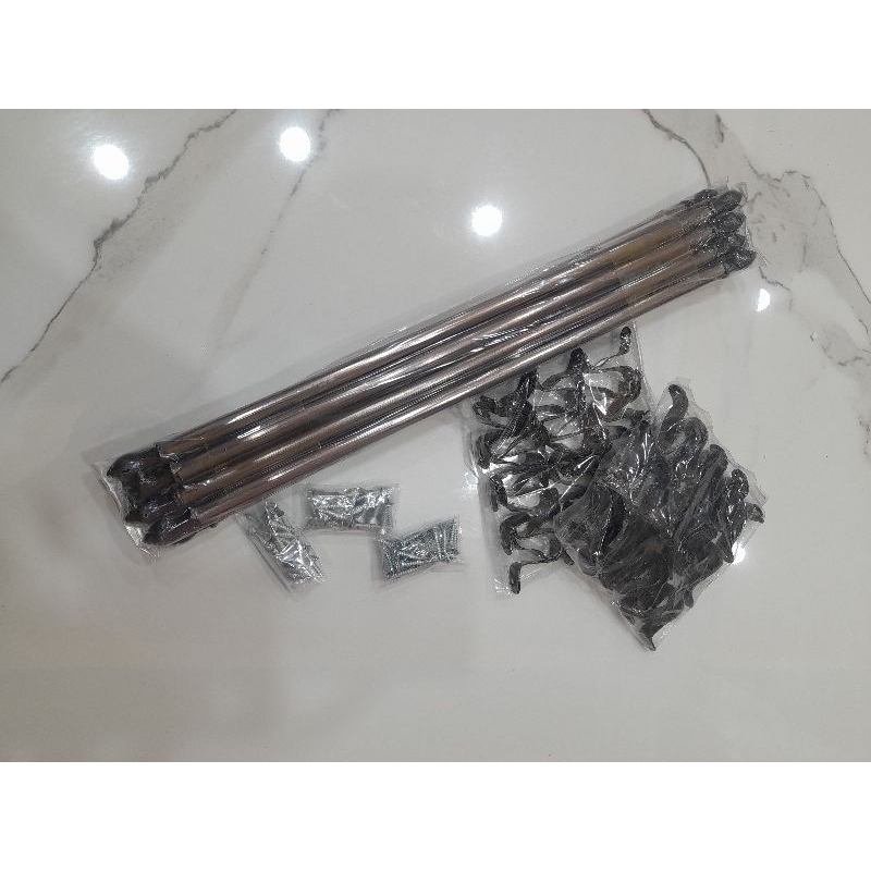 Jual 1 Pasang Stik gorden minimalis besi gorden kupu-kupu besi gorden ...