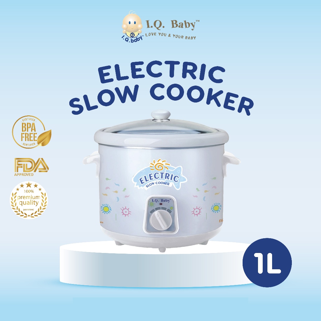 Jual I.Q. BABY Slow Cooker 1L | Slow Cooker MPASI | Panci Tim | Slow ...