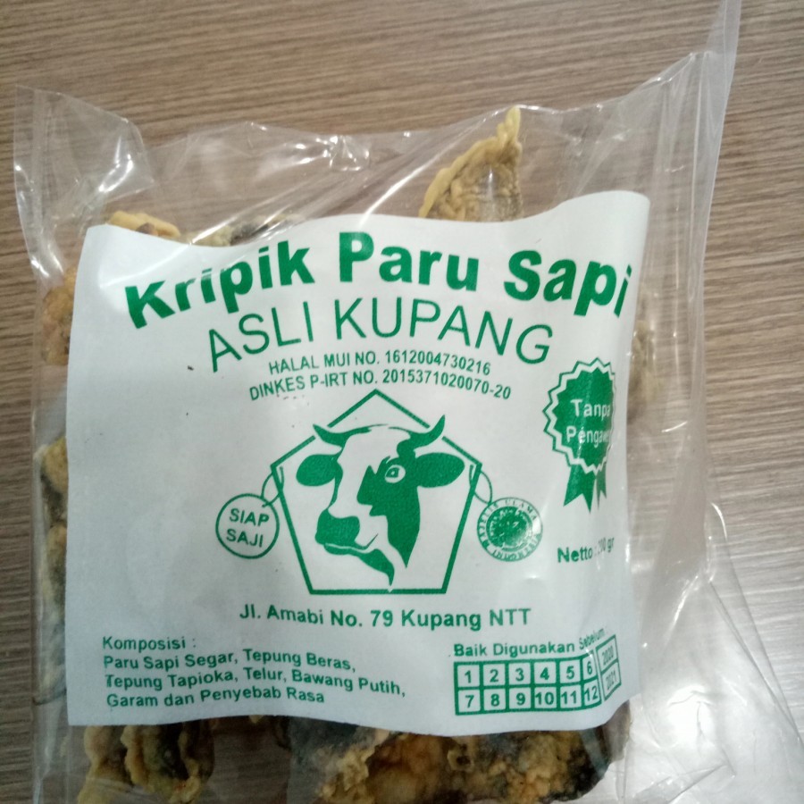 Jual KERIPIK PARU SAPI IBU SOEKIRAN ASLI KUPANG (HALAL) | Shopee Indonesia