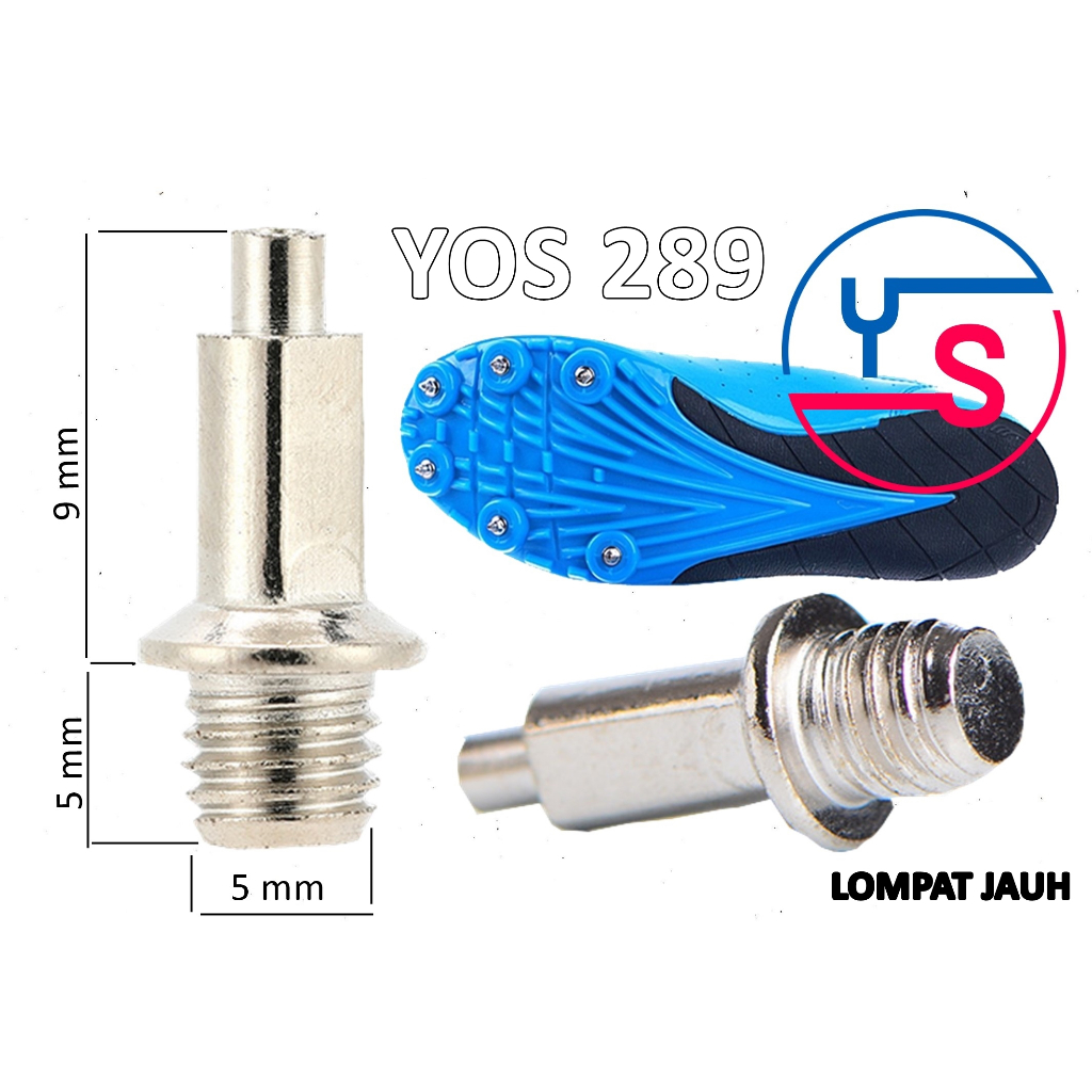 Jual Paku Sepatu Spike/Lari Sprint Ukuran 9mm Lompat jauh | Shopee ...