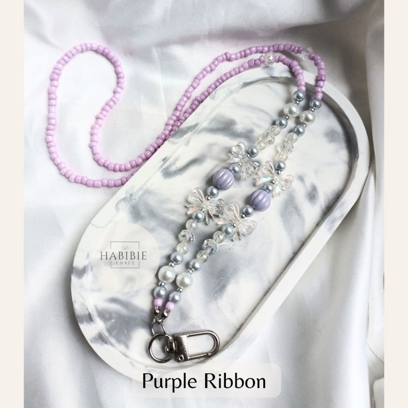 Jual Lanyard Manik by Habibie Craft Kalung Name Tag Kartu ID Card Pods ...