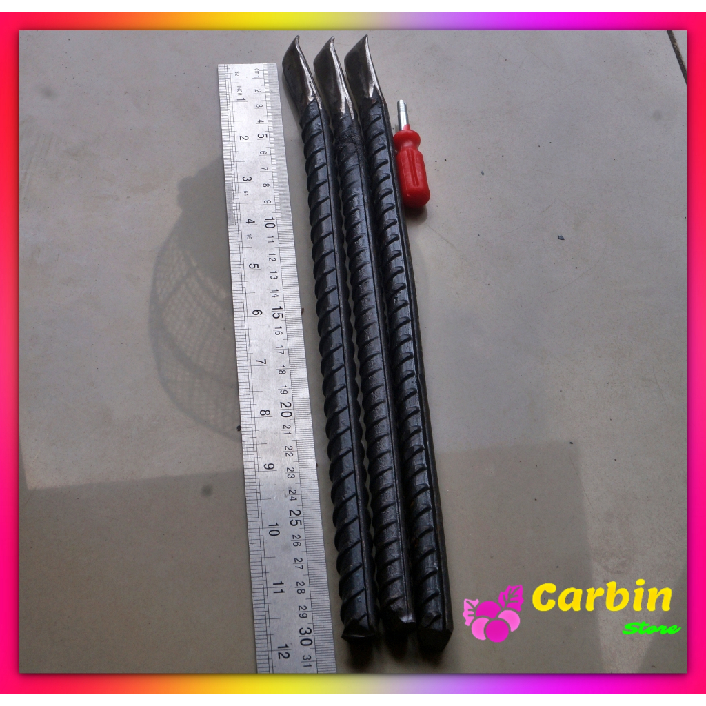 Jual Cukit ban motor panjang 30cm bahan besi ulir 13mm isi 3 dan obeng ...