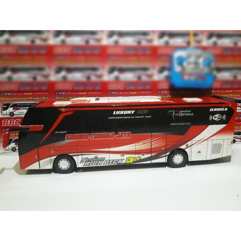 Jual Miniatur bus RC Sudiro Tungga Jaya STJ SHANKARA ( Remot Control ...