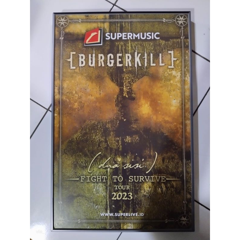 Jual Poster Frame Burgerkill Dua Sisi | Shopee Indonesia
