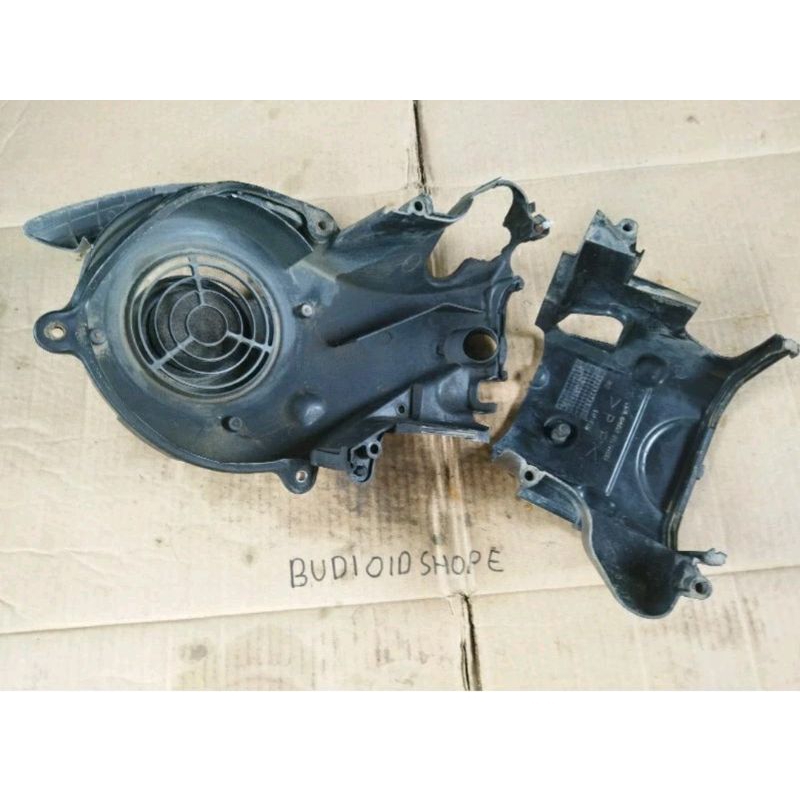 Jual tutup mesin Mio j set kode part 54p asli Yamaha copoton seken ...