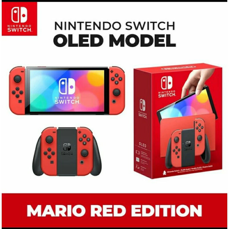 Jual Nintendo Switch Oled Mario Edition Limited Edition | Shopee Indonesia