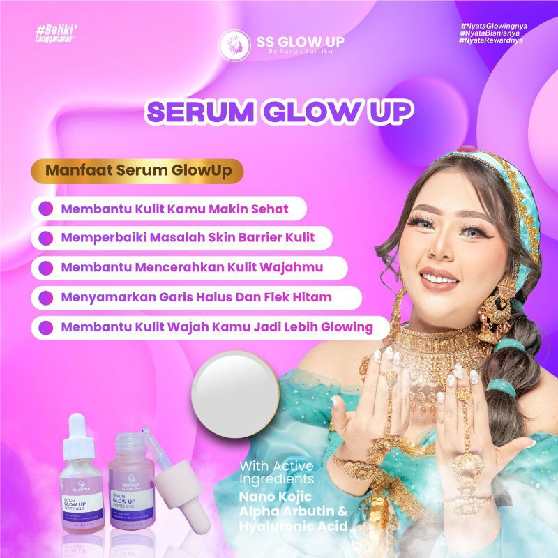 Jual SERUM SS GLOW UP BY SARAH SARTIKA | Shopee Indonesia