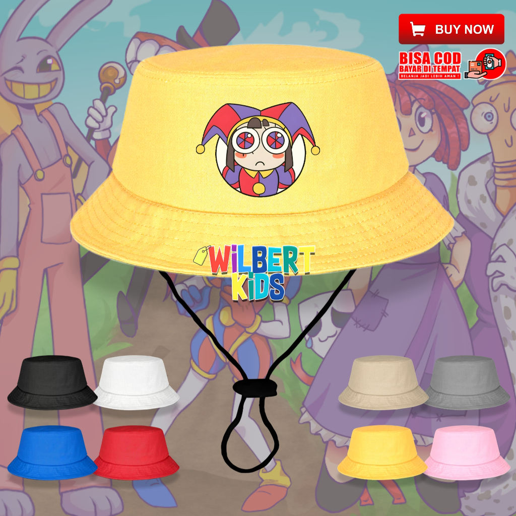 Jual Topi Bucket Anak Pomni The Amazing Digital Circus | Shopee Indonesia