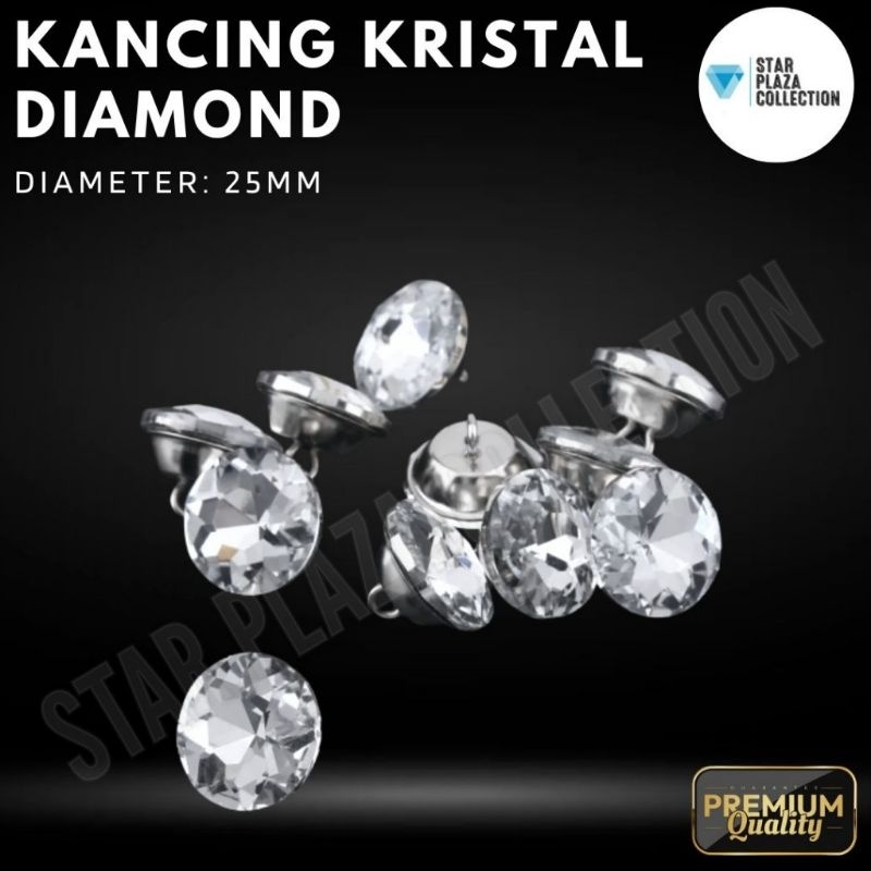 Jual Kancing Kaca Kristal Sofa / Kancing Swarovski Crytsal Kancing ...