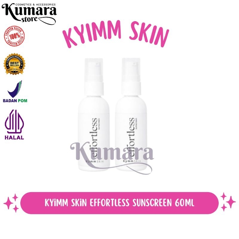 Jual KUMARA STORE - KYMM SKIN KYMSKIN Effortless Sunscreen SPF 50 ...