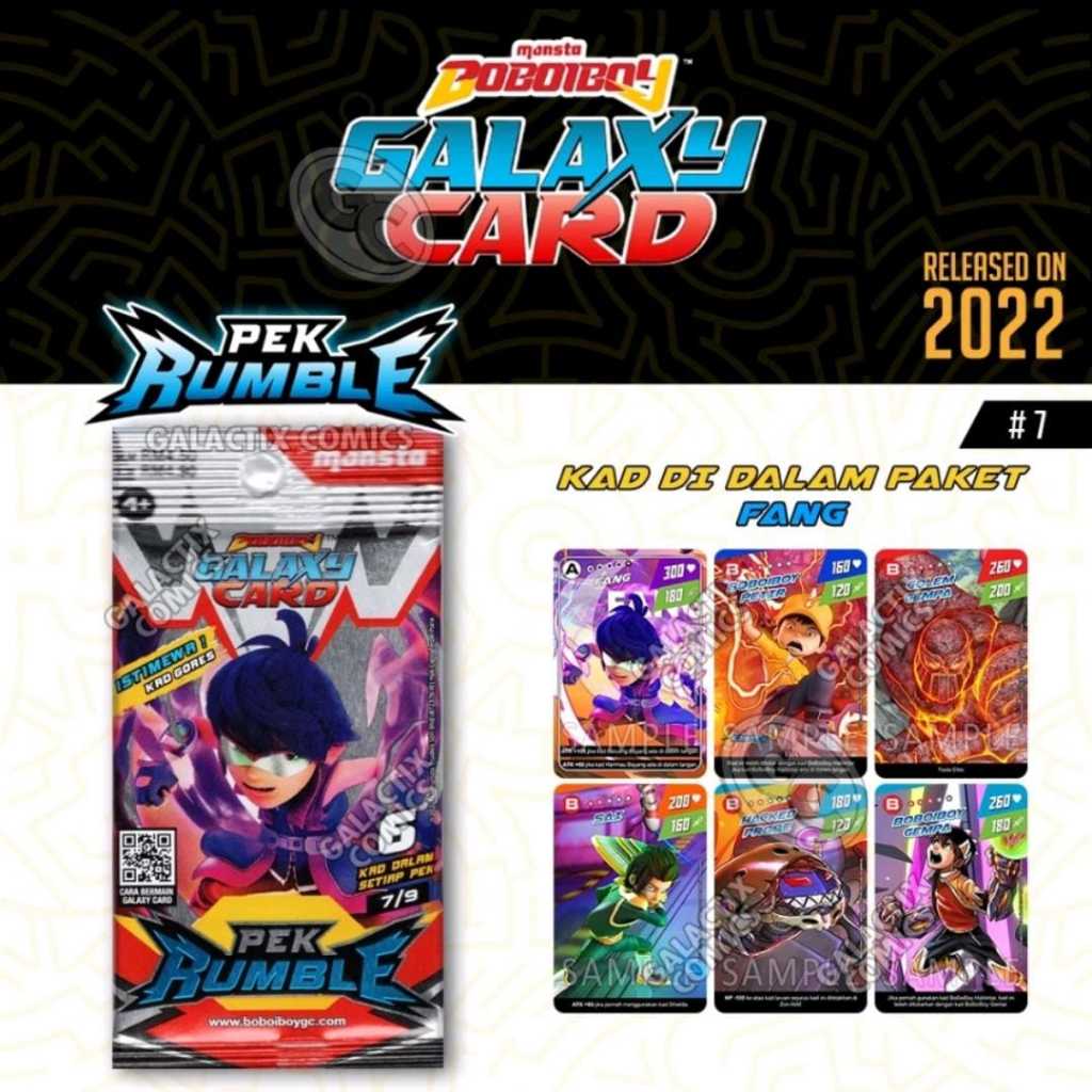 Jual Boboiboy Galaxy Card Pek Rumble Satuan | Shopee Indonesia