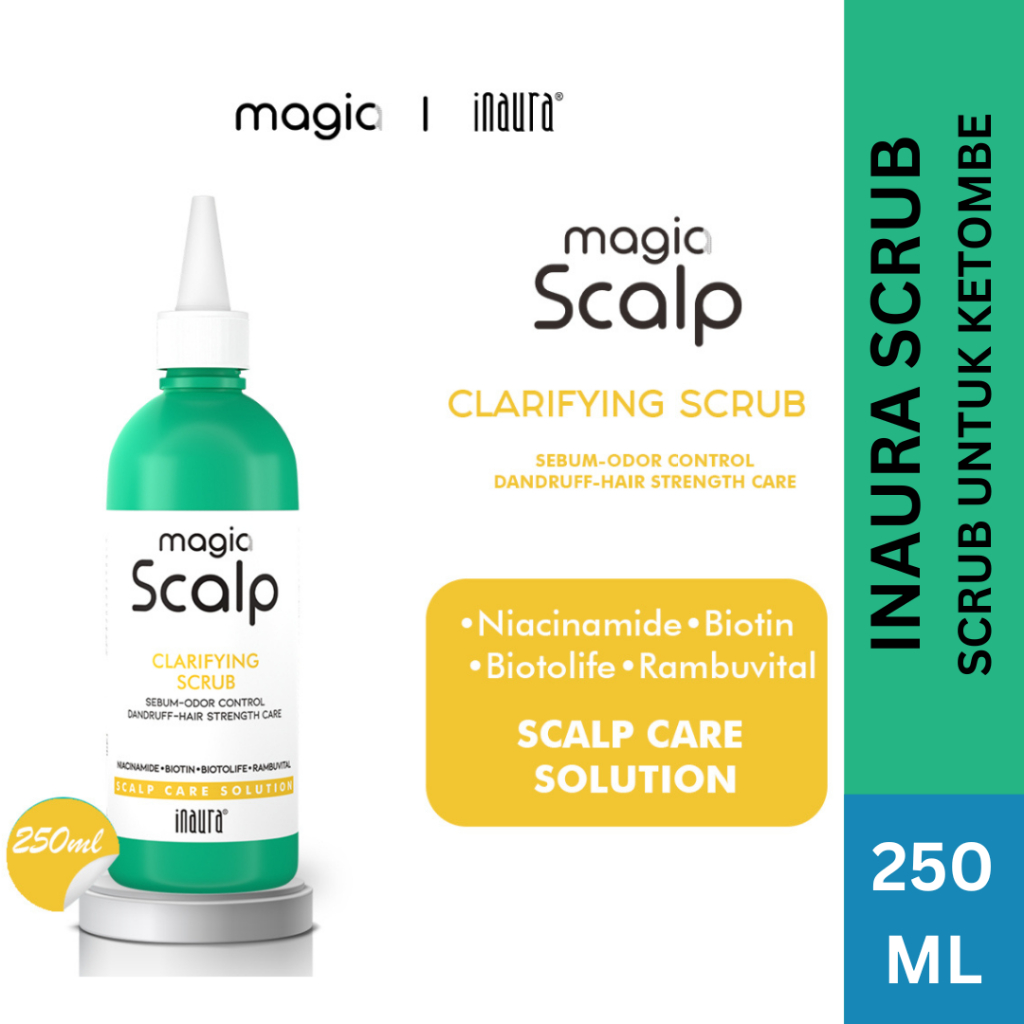 Jual Inaura Magia Scalp Clarifying Scrub 250ml - Scrub untuk Rambut ...