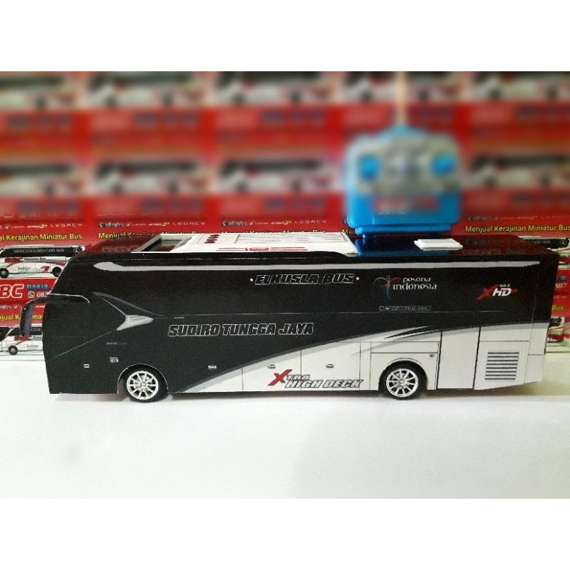 Jual Miniatur Bus RC Sudiro Tungga Jaya STJ MORAII ( Remote Control ...