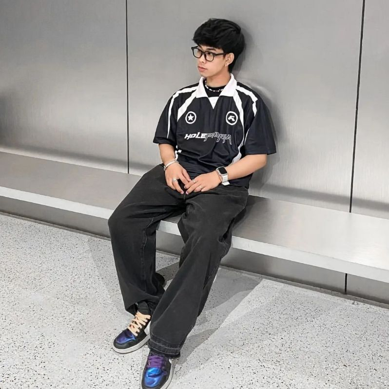 Jual Holephoria - Jersey Boxy Holephoria Black | Shopee Indonesia