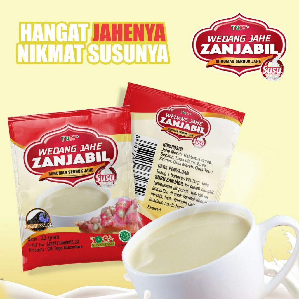 Jual Wedang Jahe Zanjabil Susu | TOGA NUSANTARA | Shopee Indonesia