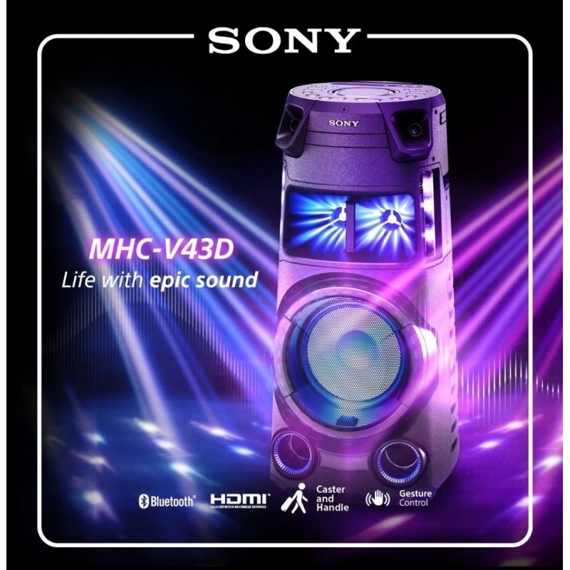 Jual Sony MHC-V43D High Power Audio System With Bluetooth Technology ...