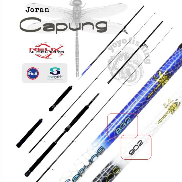 Jual Joran Capung 832 dan Capung 902 Joran Relix Nusantara Panjang ...