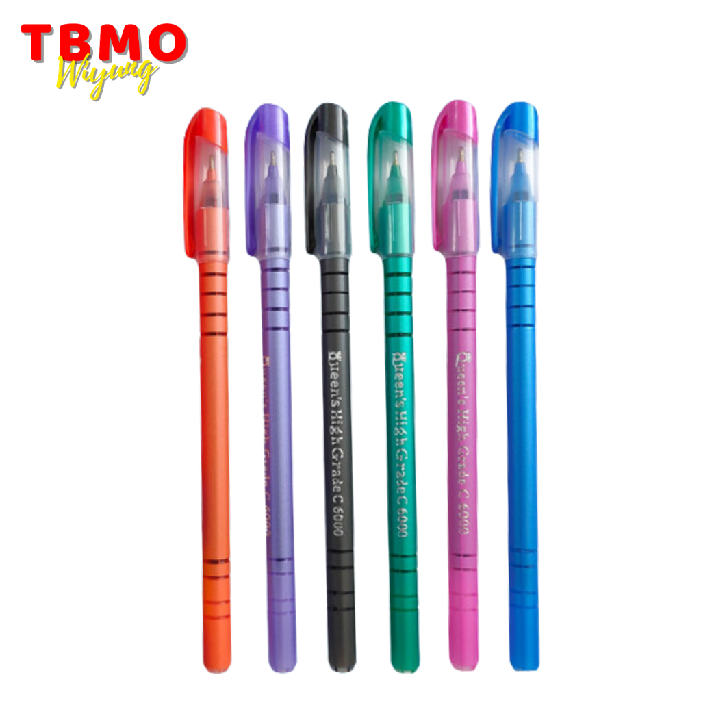 Jual ( 1 Pcs ) TBMO Bolpen Faster Queen C6000 Hitam Per Pcs | Shopee ...
