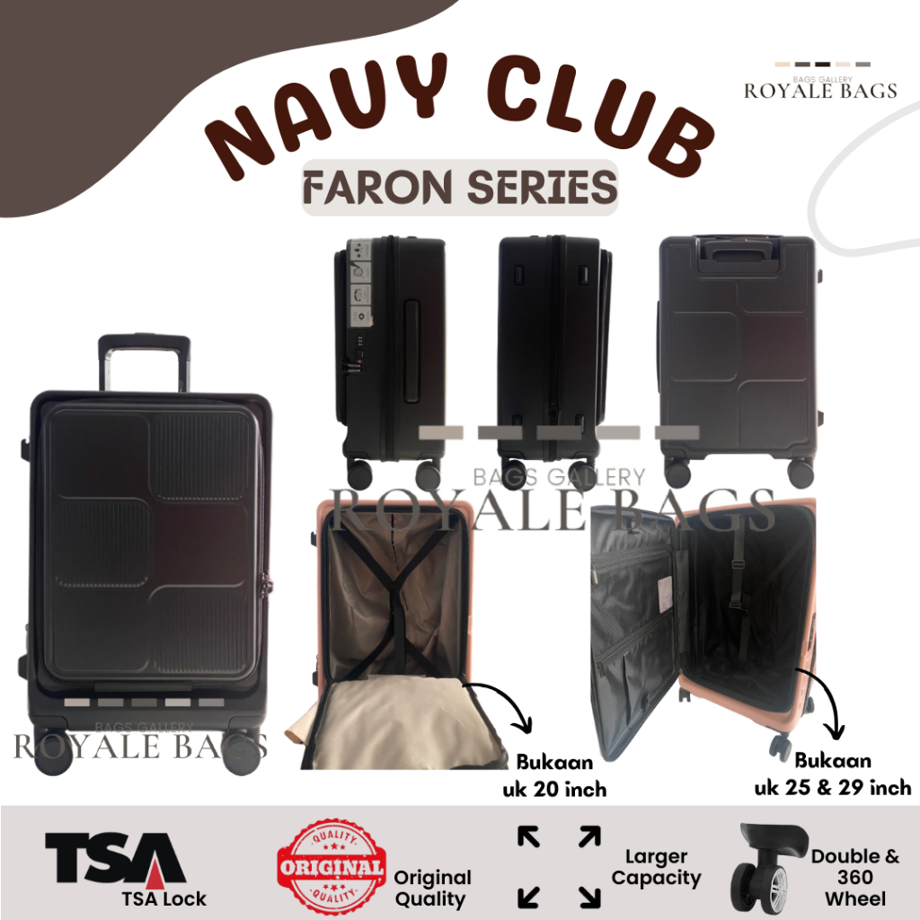 Jual Navy Club Dayton Frame Tas Koper Jumbo 29 inch / 20 inch / 25 inch ...