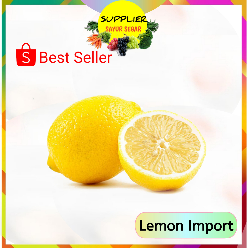 Jual Buah Lemon Import 250 Gram - Buahan Segar Online Murah Palembang ...