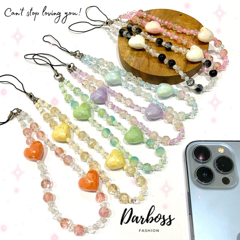 Jual (3) Tali Gantungan HP / LUXURY PHONE STRAP / Beaded phone strap ...