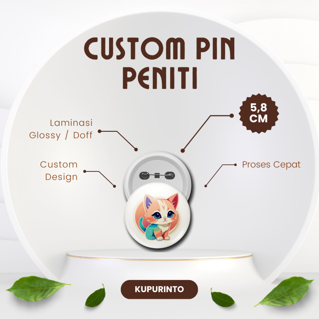 Jual CETAK CUSTOM PIN BROSS BROS PENITI CUSTOM GAMBAR DESAIN DESIGN ...
