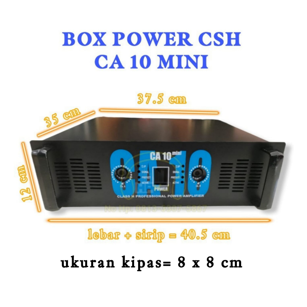 Jual BOX POWER AMPLIFIER CSH MINI CA10 box ampli CSH CA 10 MINI ...