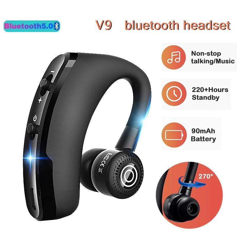 Jual V9 Bluetooth Stereo Headphone Ear Side Hanging Wireless CSR Business Driving Earphone Voice ...