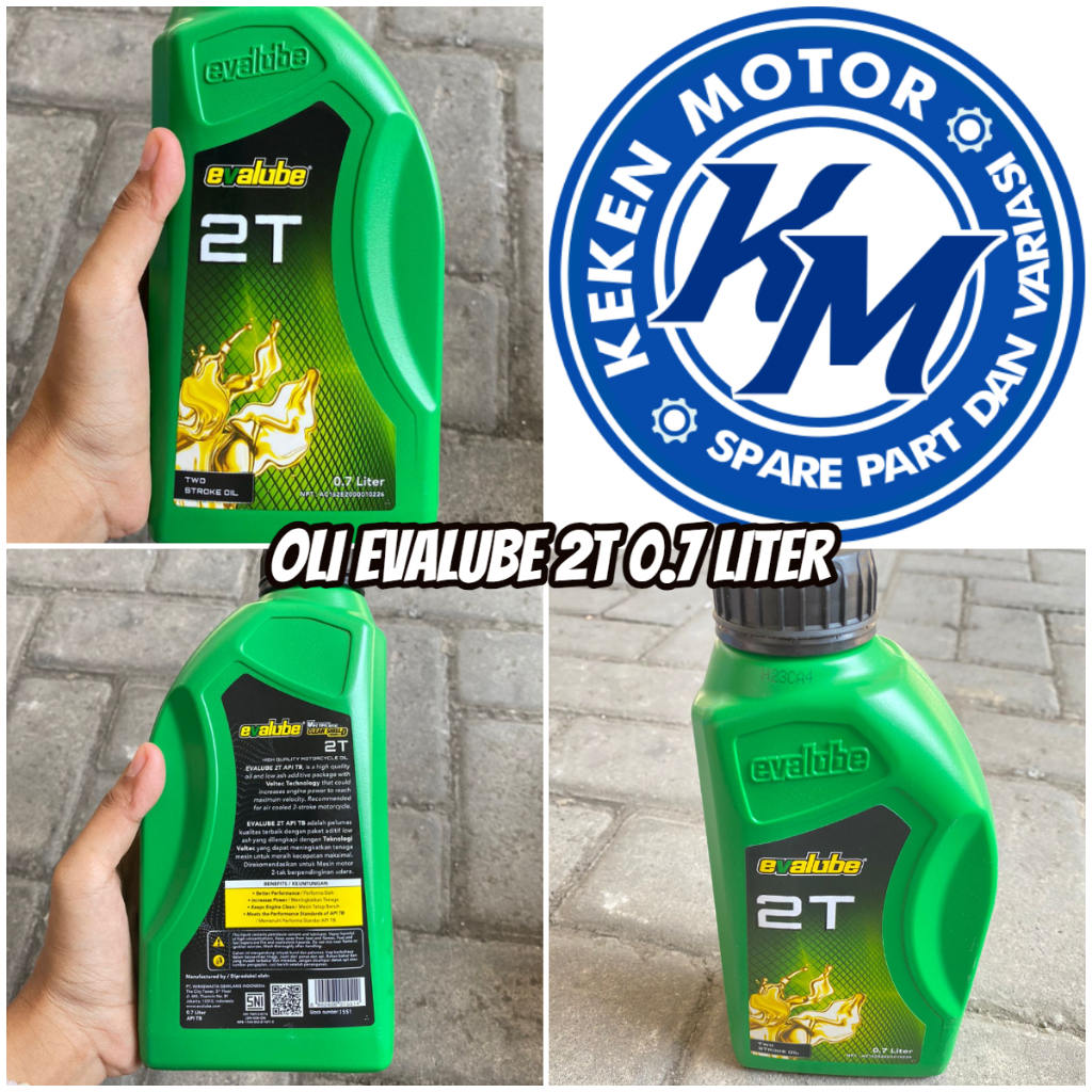 Jual OLI EVALUBE 2T 0.7LITER OLI TWO STROKE EVALUBE || OLI SAMPING ...