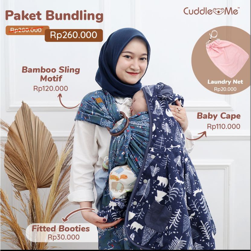 Jual DA Paket Hemat Paket Bundling Gendongan Ring Sling bamboo + Set ...