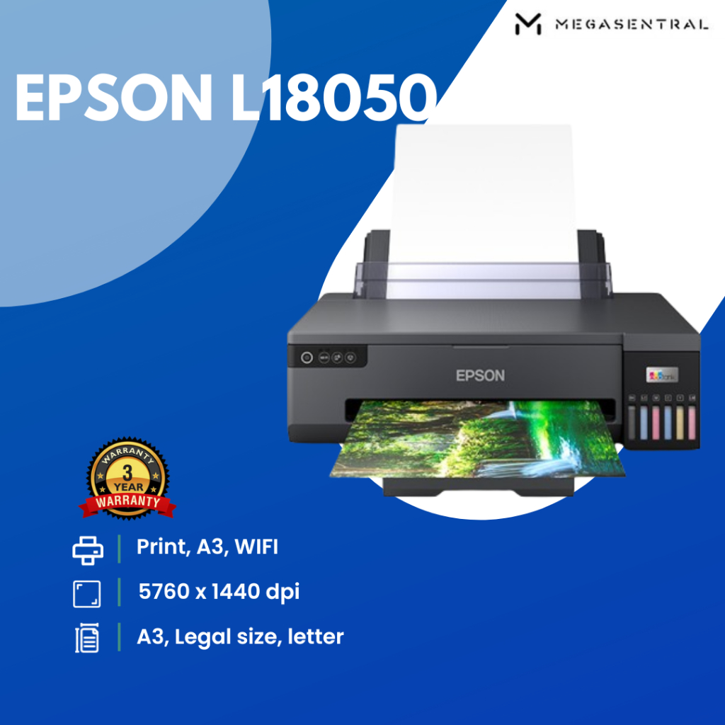 Jual Epson EcoTank L18050 Ink Tank Printer Photo WiFi A3 Garansi Resmi | Shopee Indonesia
