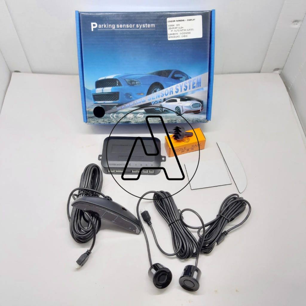 Jual Sensor Parkir 2 Titik + Display mobil parkir sensor mobil agya ...
