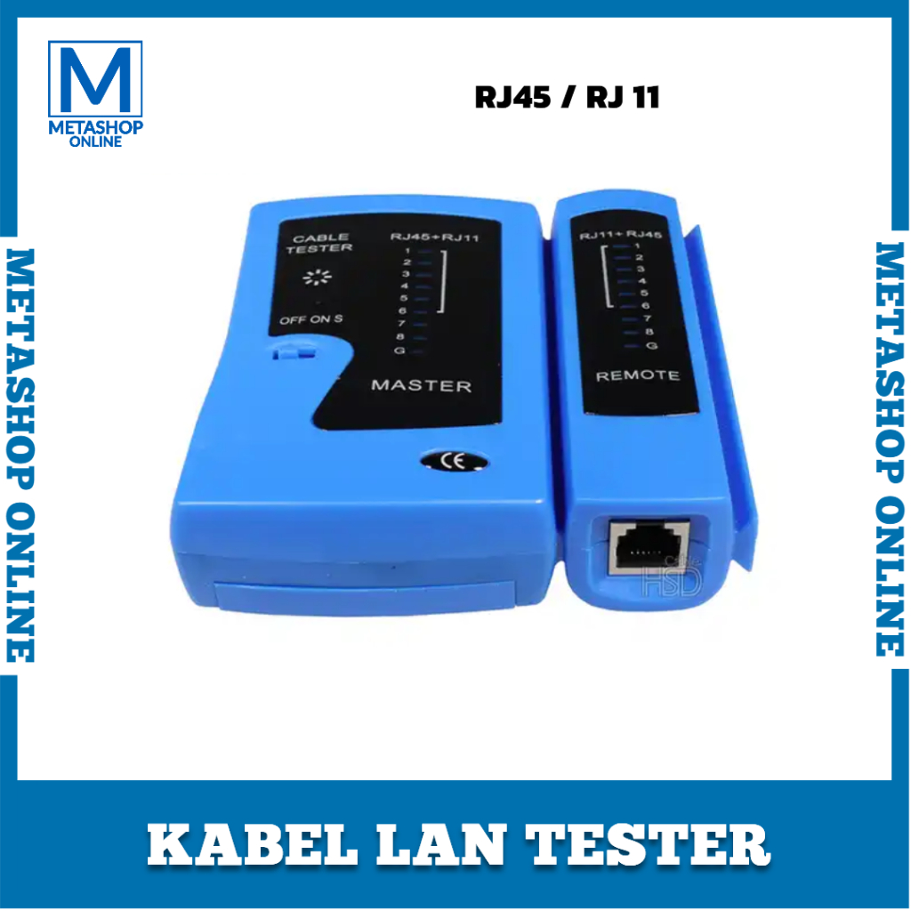 Jual LAN Tester Cable Network Jaringan Ethernet RJ45 RJ11 | Shopee ...