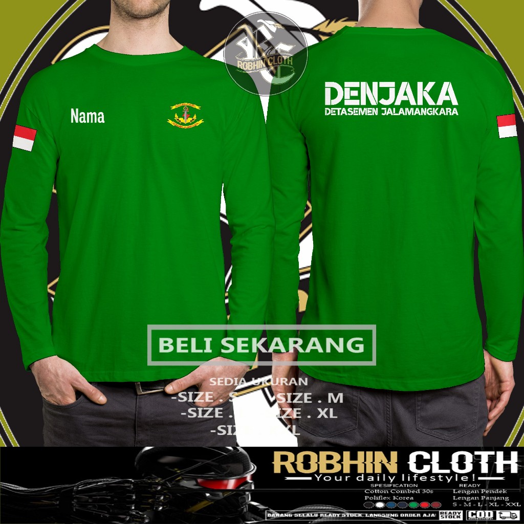 Jual Kaos Baju DENJAKA Detasemen Jalamangkara Gratis Nama DB Lengan ... Jual Kaos Baju DENJAKA Detasemen Jalamangkara Gratis Nama DB Lengan ...