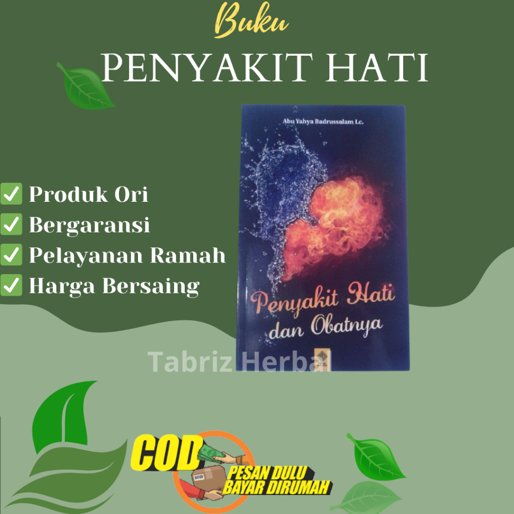 Jual Buku Penyakit Hati Dan Obatnya Serta Cara Menghindari Syubhat