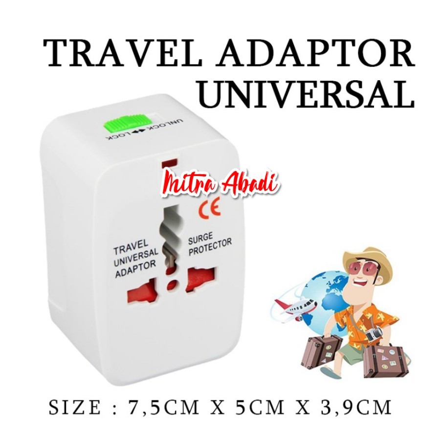 Jual Travel Adaptor Universal Charger Adapter Colokan Stop Kontak ...