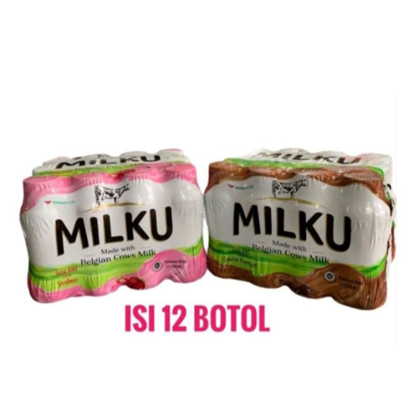 Jual MILKU 200 ML 1 SLOP ISI 12 BOTOL | Shopee Indonesia