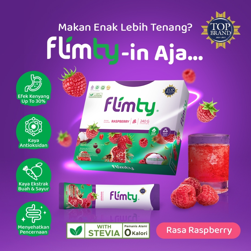 Jual Flimty Fiber - 1 Box (isi 16 sachet) Antioksidan Flymty Flimti ...