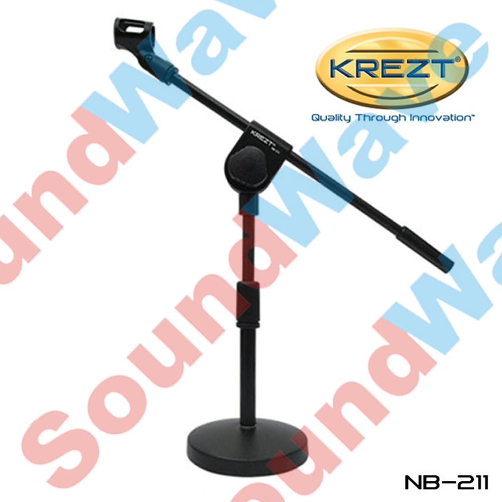 Jual ORIGINAL KREZT NB 211 STAND MIC BOOM BOTTOM BULAT | STAND MIK MEJA ...