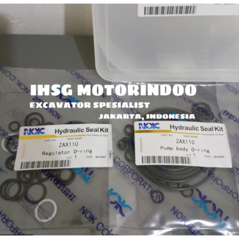 Jual SEALKIT MAIN PUMP CONTROL valve HITACHI ZAXIS110 ZX100 SEALKIT ...