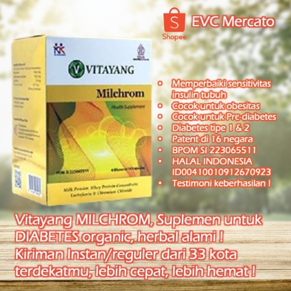 Jual Vitayang Milchrom Obat Diabetes alami Insulin herbal kencing manis ...