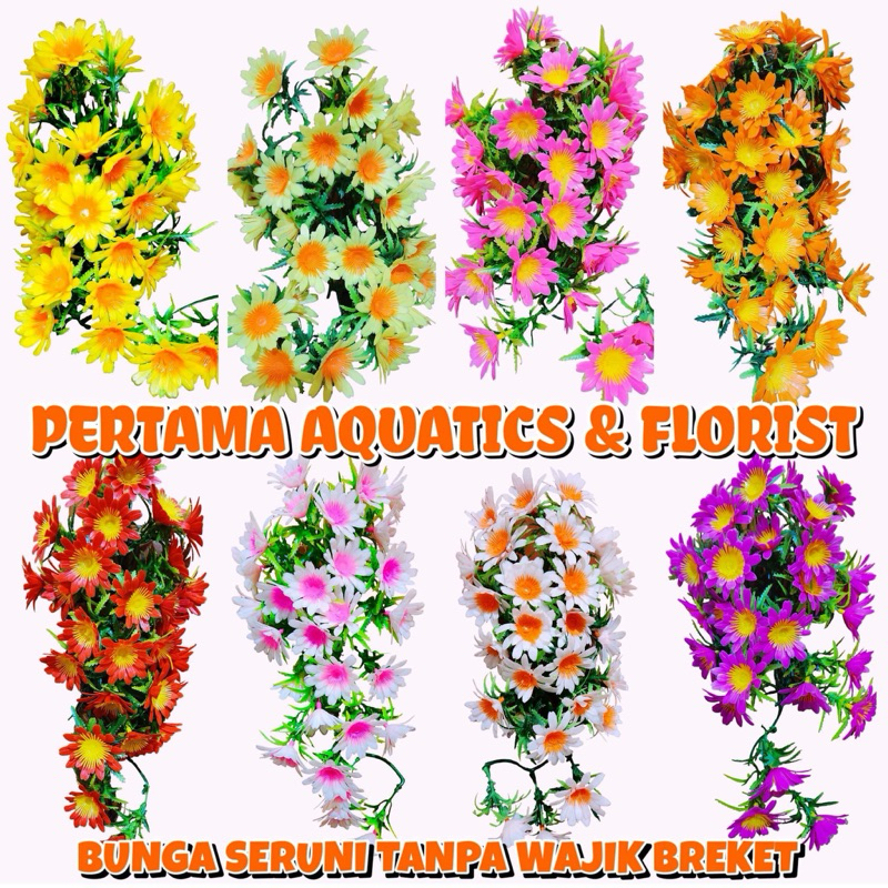 Jual C5 BUNGA SERUNI/ Bunga Plastik/ Daun Plastik/ Daun Rambat Plastik ...