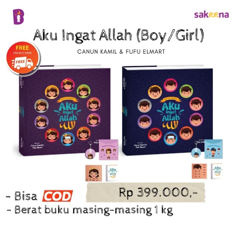 Jual Aku Ingat Allah Buku Anak Muslim Newborn dengan Sensori Book Touch and Feel Usia 0 Tahun ...